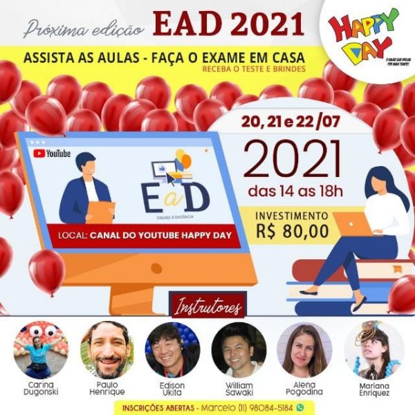Webinário da Happy Day: EAD 2021 - Happy Day